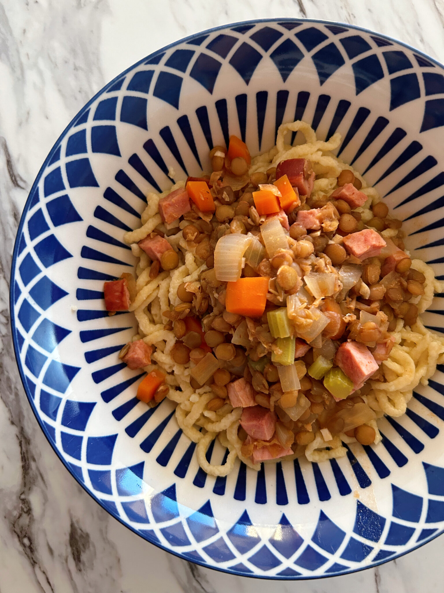 Oma's German Spätzle (with Lentil Soup) | Accidental Artisan